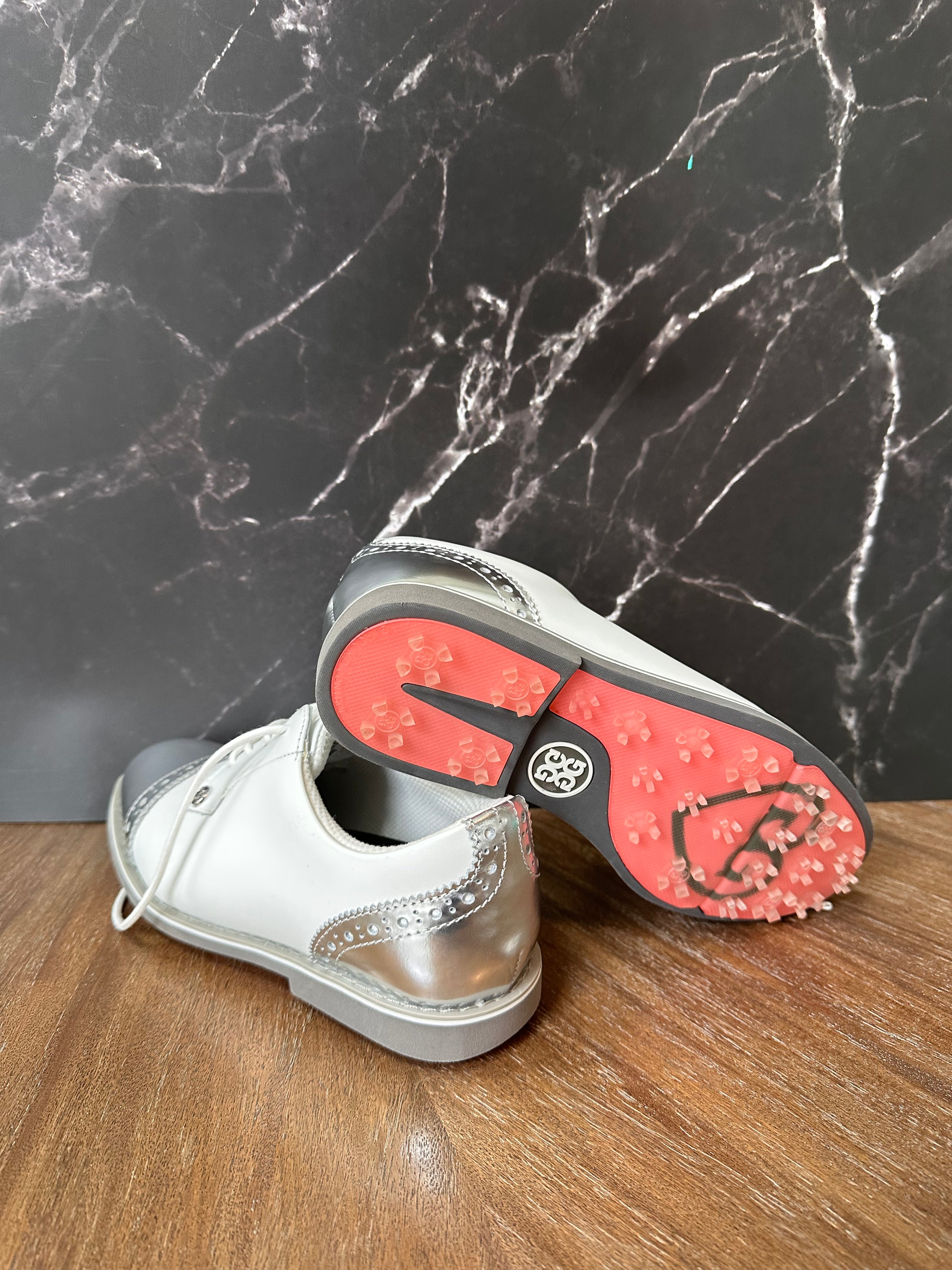 G/FORE Sliver/White Gallivanter Cap-toe Golf Shoes Size 6 Women's – Sofia Designer Consignment